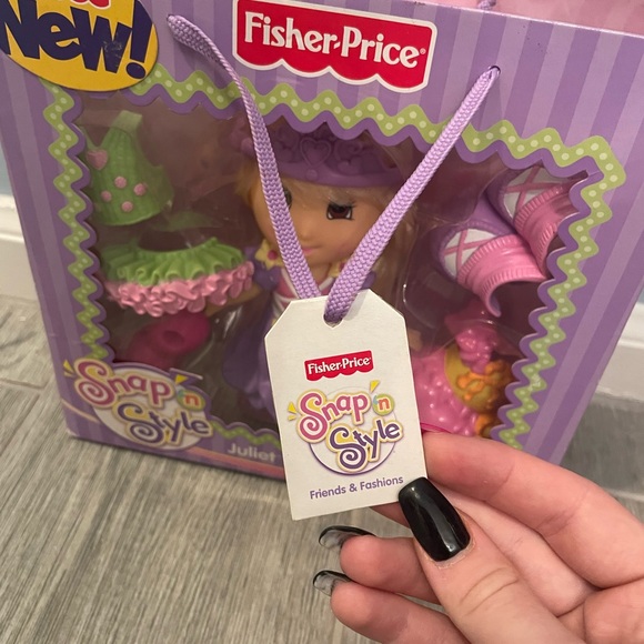 Fisher-Price | Toys | Vintage Nib Fisher Price Snap N Style Juliet Doll ...